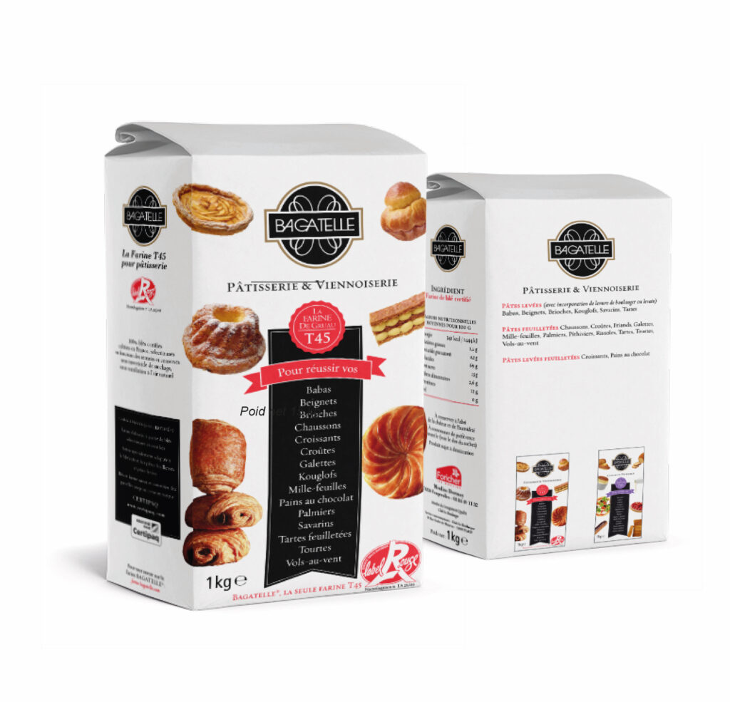 T45 Gruau flour – Bagatelle – Label Rouge - 1kg box - Bakery ...
